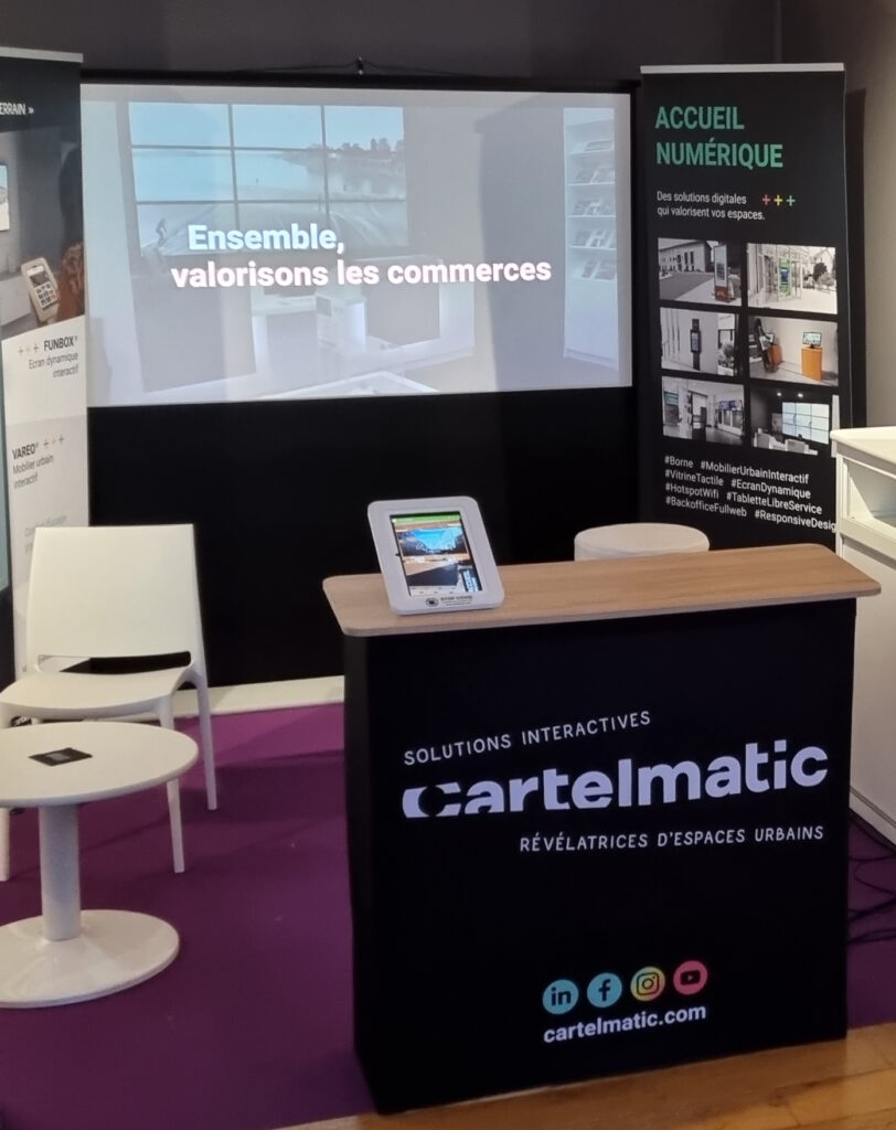 Affichage pour salon : un stand d’exposition innovant